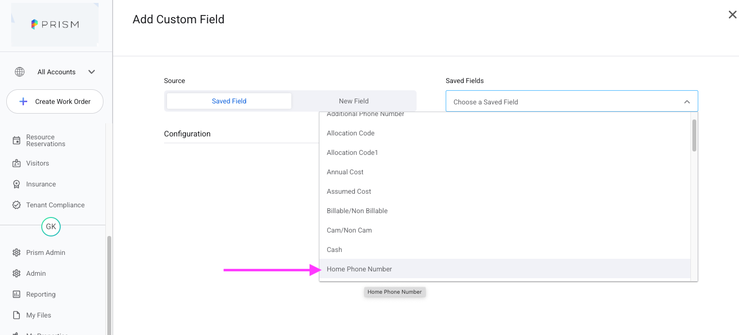 Adding Forms to Work Orders – Prism Support Center
