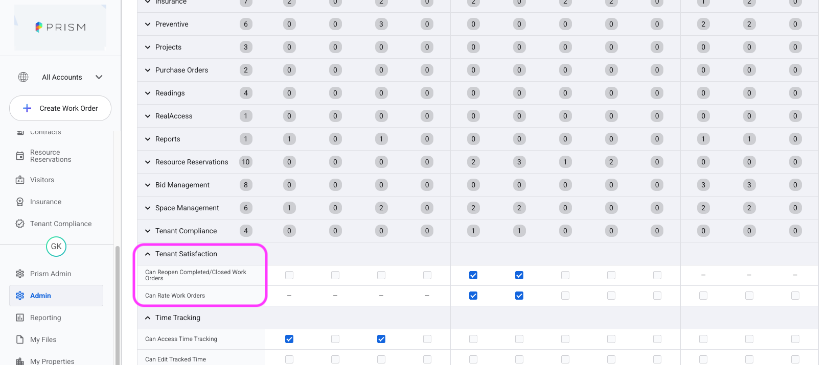 Configuring Tenant Satisfaction Permissions: Enabling Work Order ...