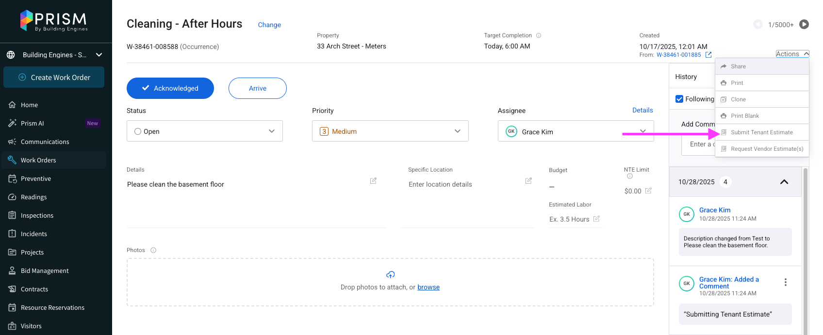 Enhanced Tenant Estimate Workflow Including Labor & Material Totals ...