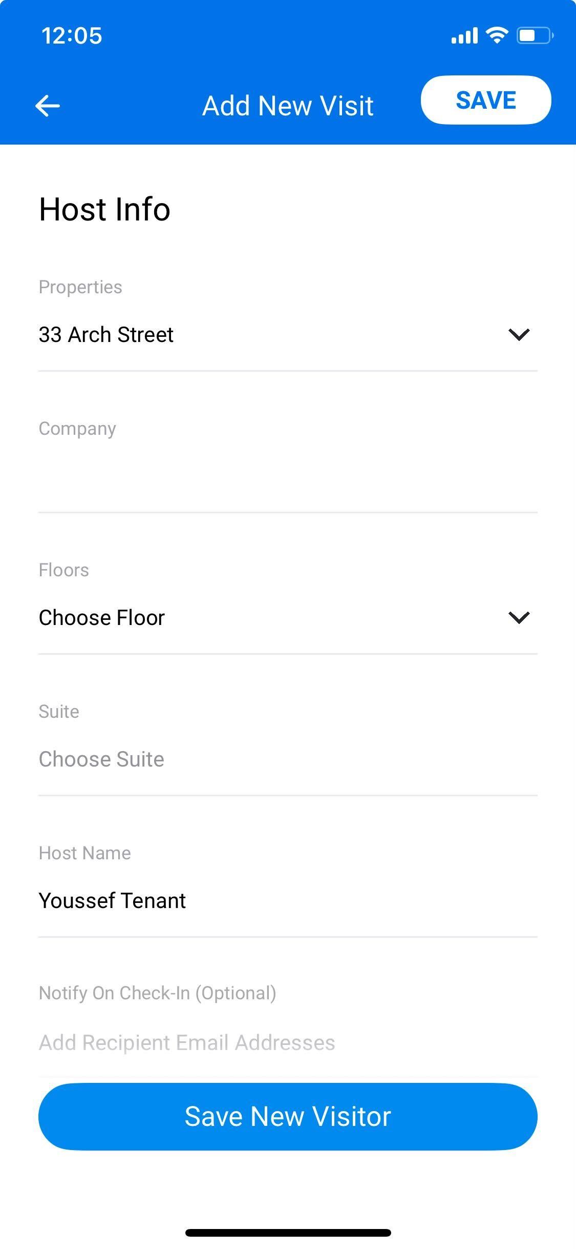 How to Add a Visitor in the Prism Tenant Mobile App – Prism Support Center