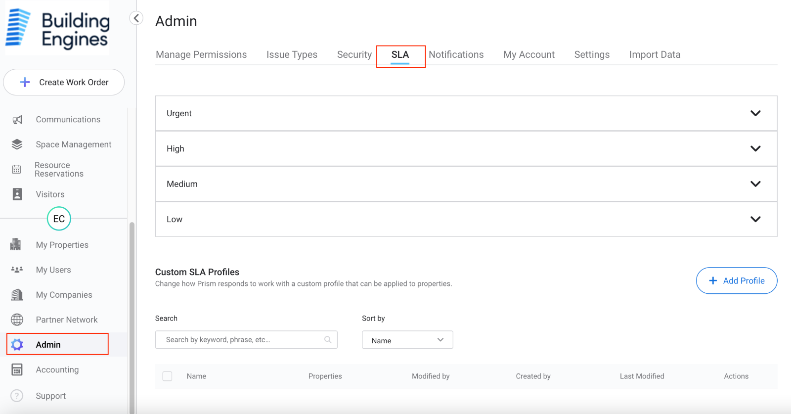 Configuring SLA's & Escalations – Prism Support Center
