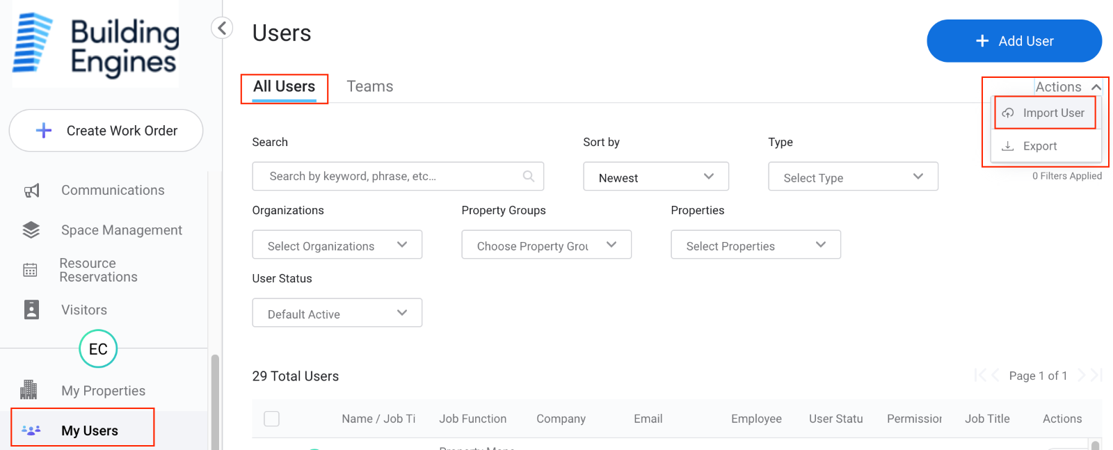 Importing and Exporting Users – Prism Support Center