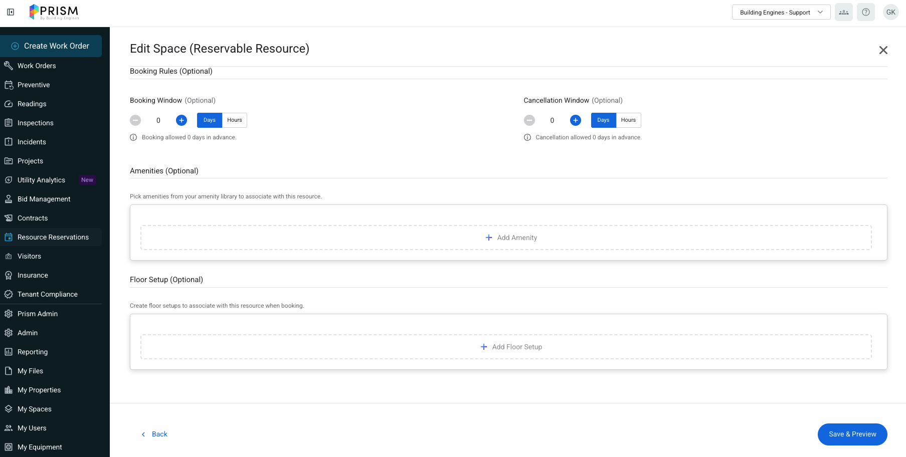 How to Create and Configure a Bookable Resource – Prism Support Center