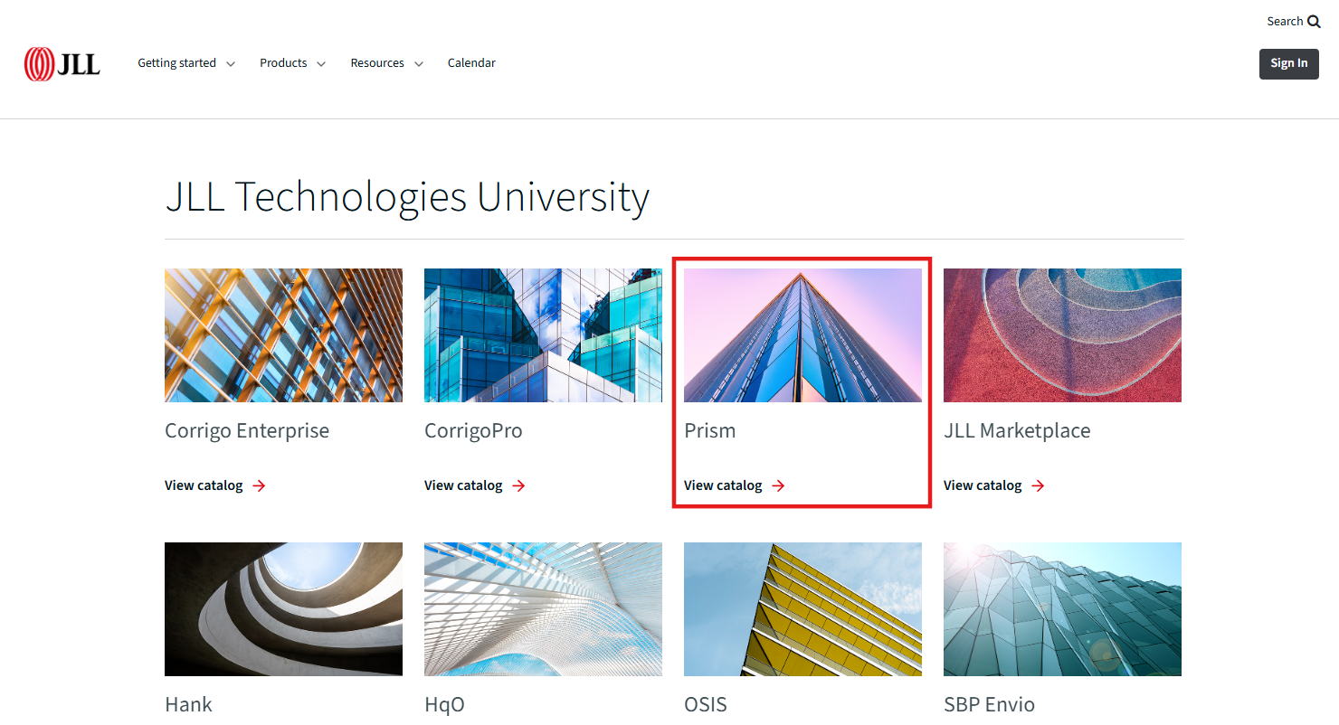 Prism Training University – Prism Support Center