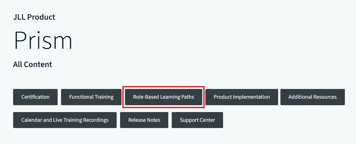 Prism Training University – Prism Support Center
